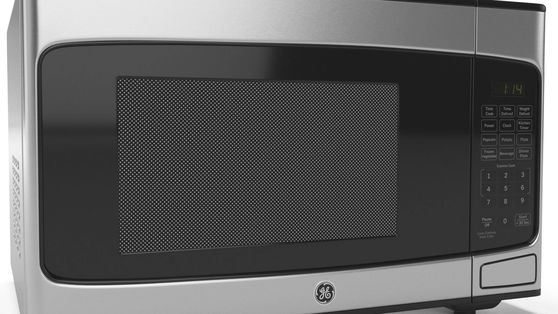 3D Model GE Countertop Microwave Oven JESP113SPSS - TurboSquid 2122598