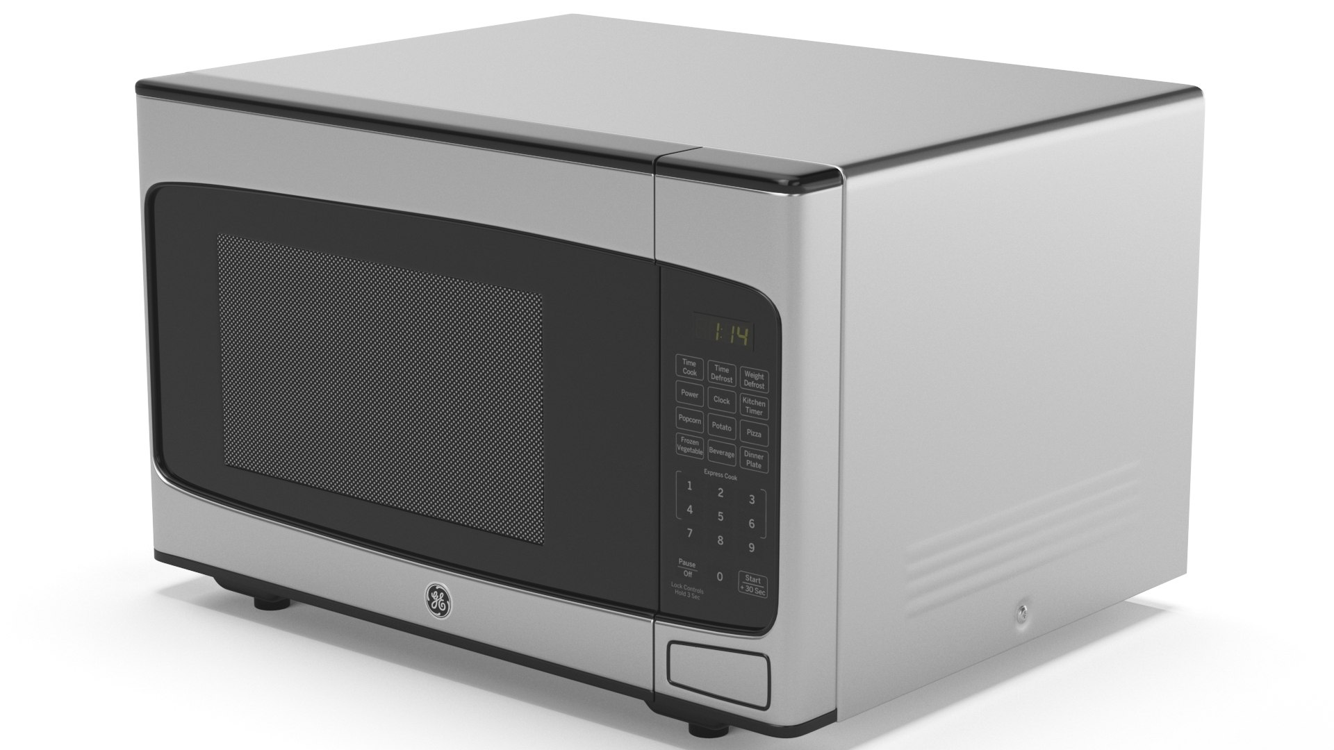 3D Model GE Countertop Microwave Oven JESP113SPSS - TurboSquid 2122598
