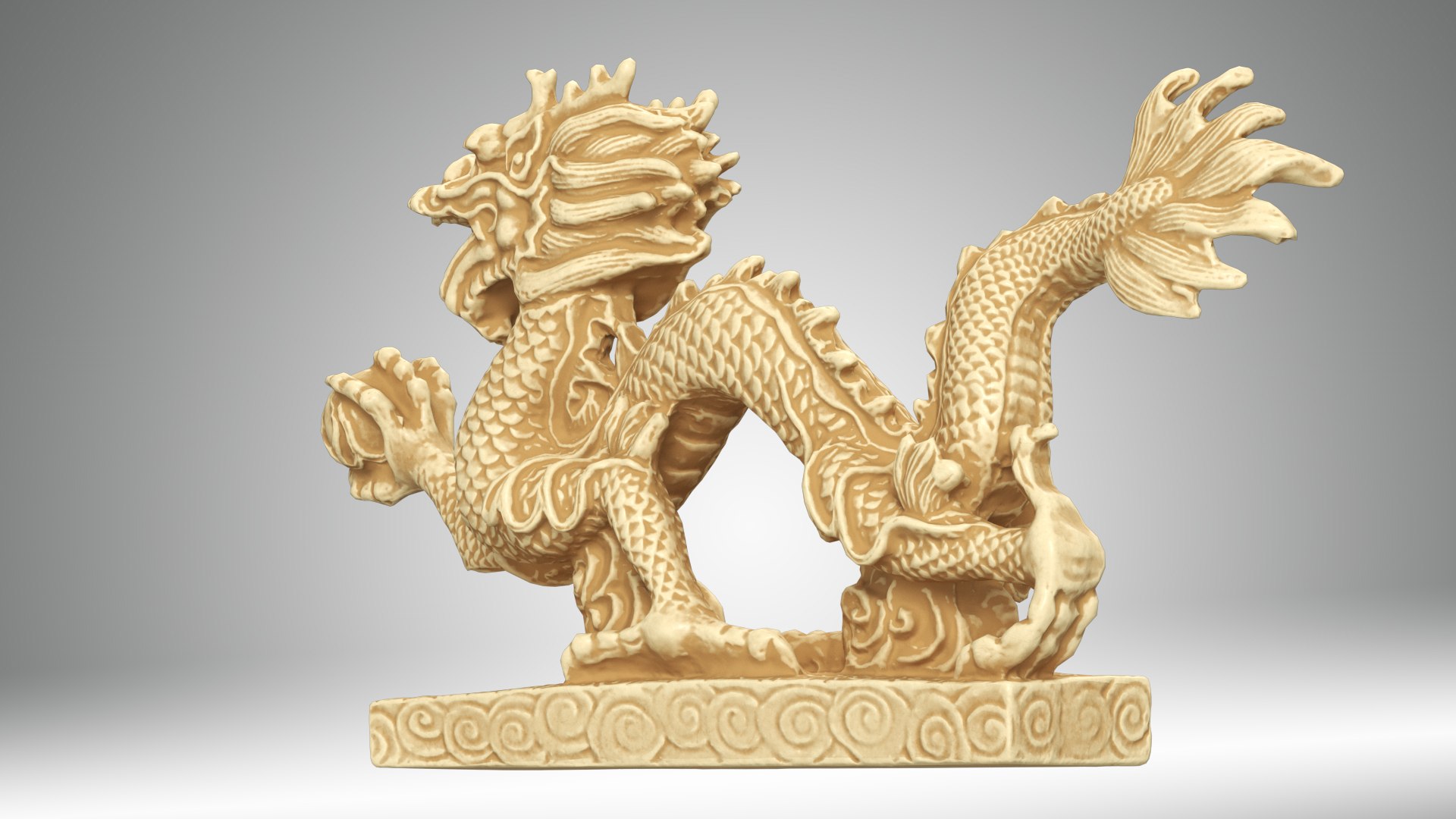 Statuette Indian Bone Dragon 3D Model - TurboSquid 1434166