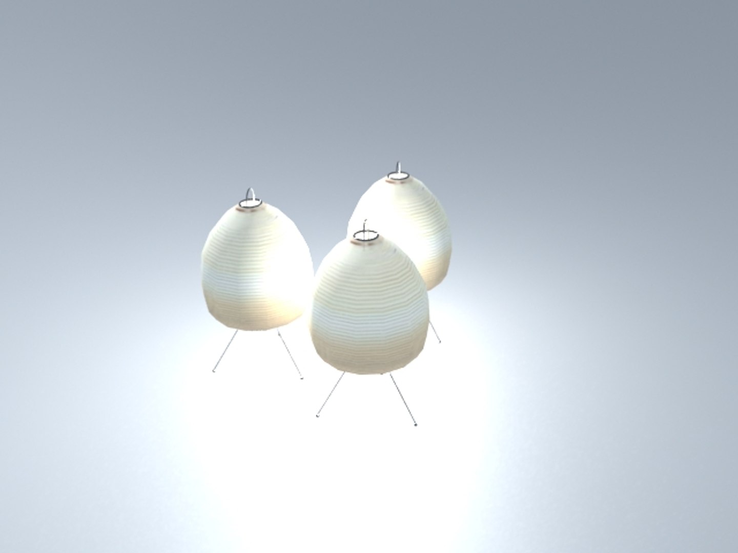 Akari Lamp 3d Model