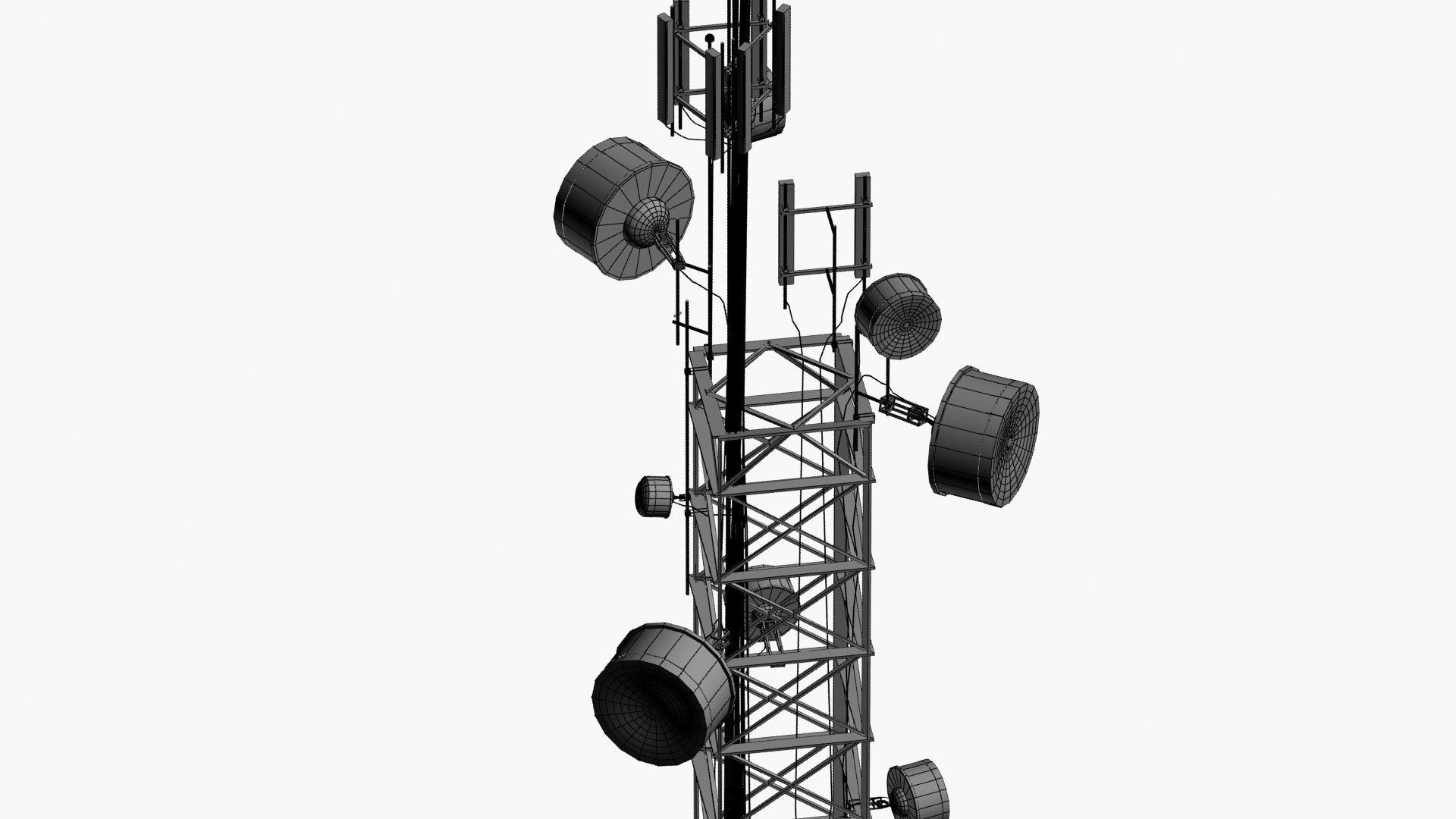3D Model Cell Phone Tower - TurboSquid 1777346