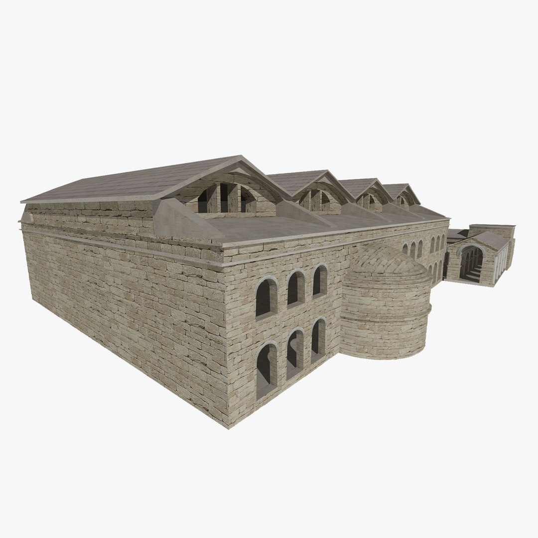 3d Ancient Roman Buildings House
