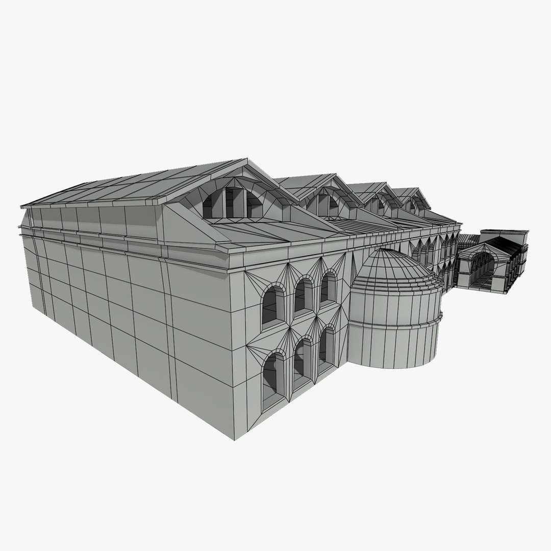 3d Ancient Roman Buildings House