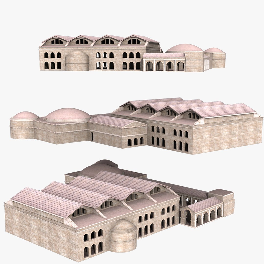 3d Ancient Roman Buildings House