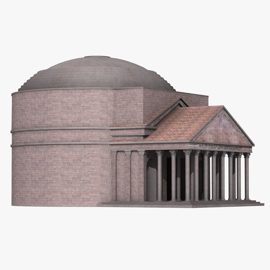 3d Ancient Roman Buildings House