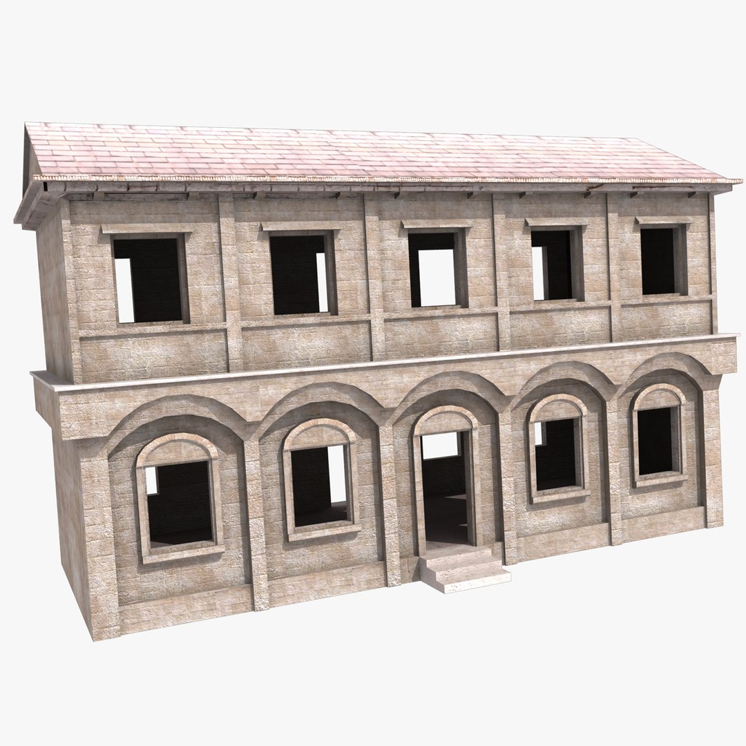 3d Ancient Roman Buildings House