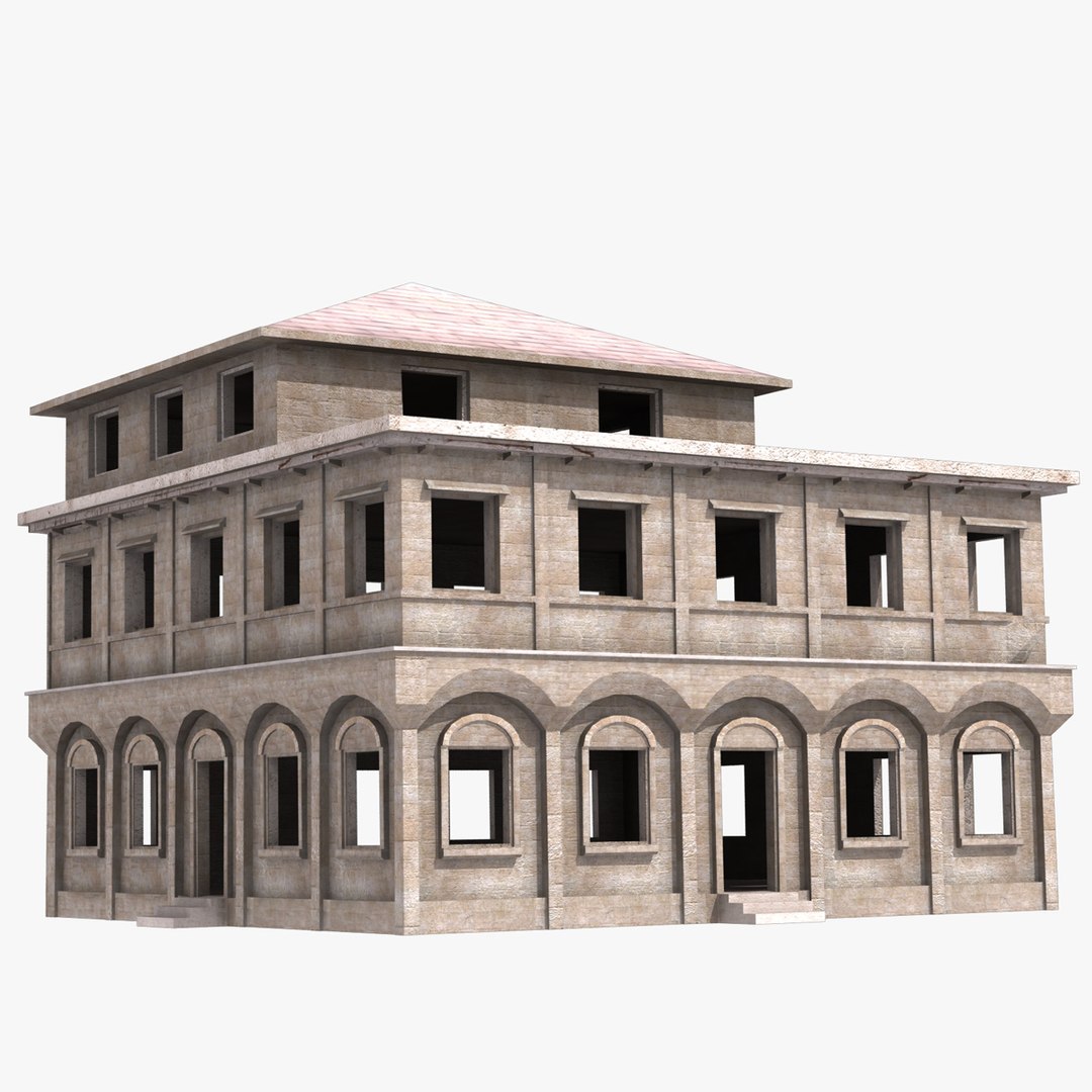 3d Ancient Roman Buildings House