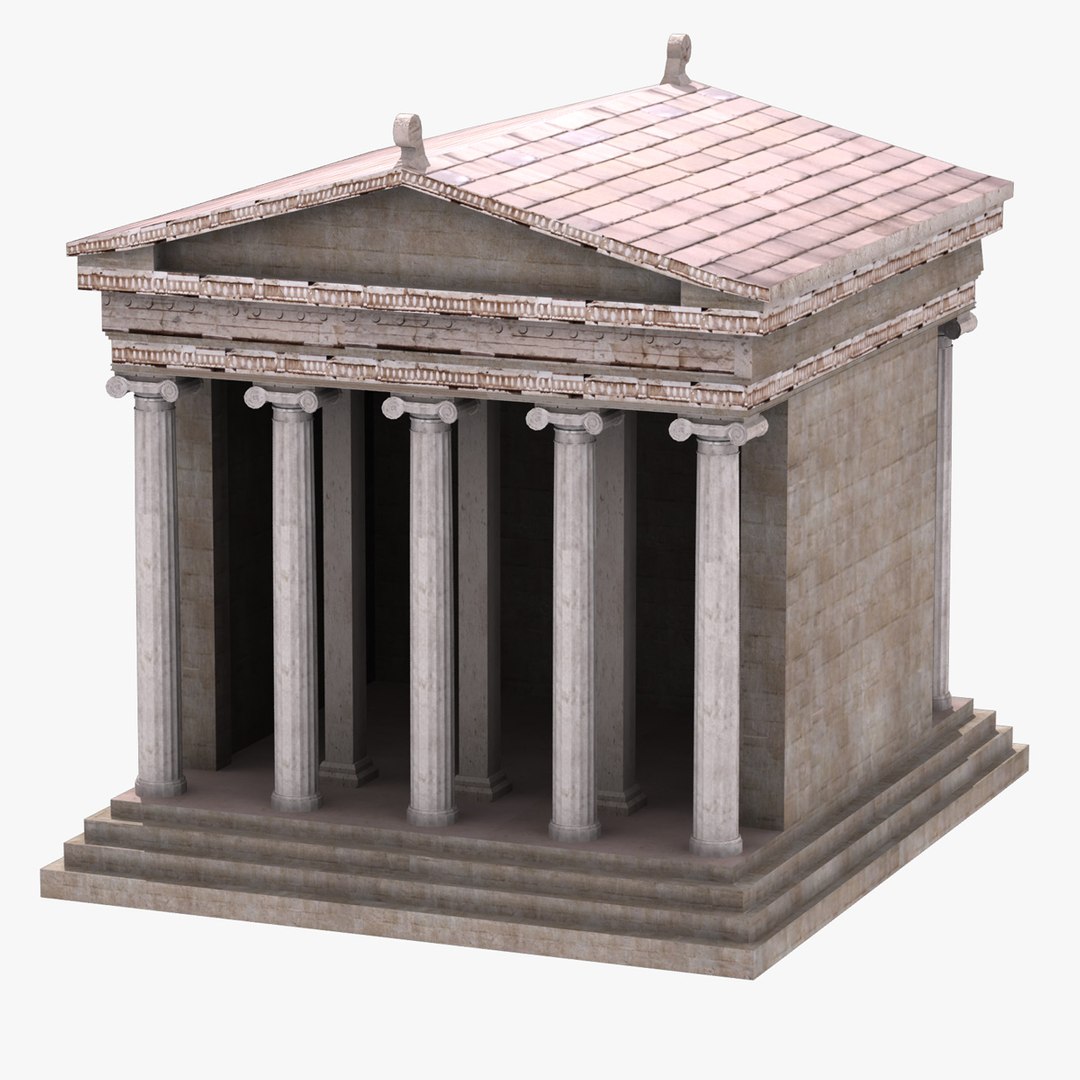 3d Ancient Roman Buildings House