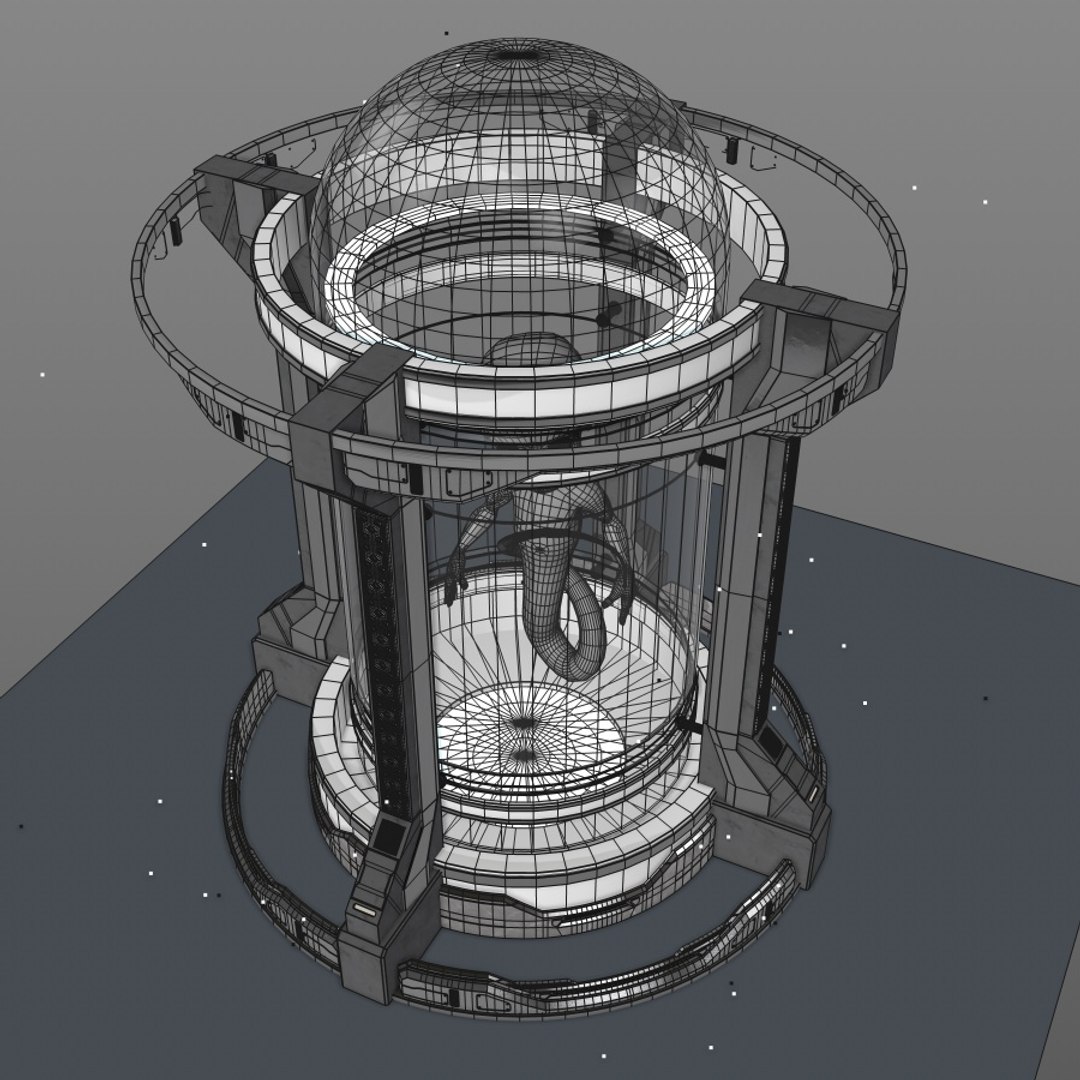 3D Scifi Incubator Alien - TurboSquid 1371053