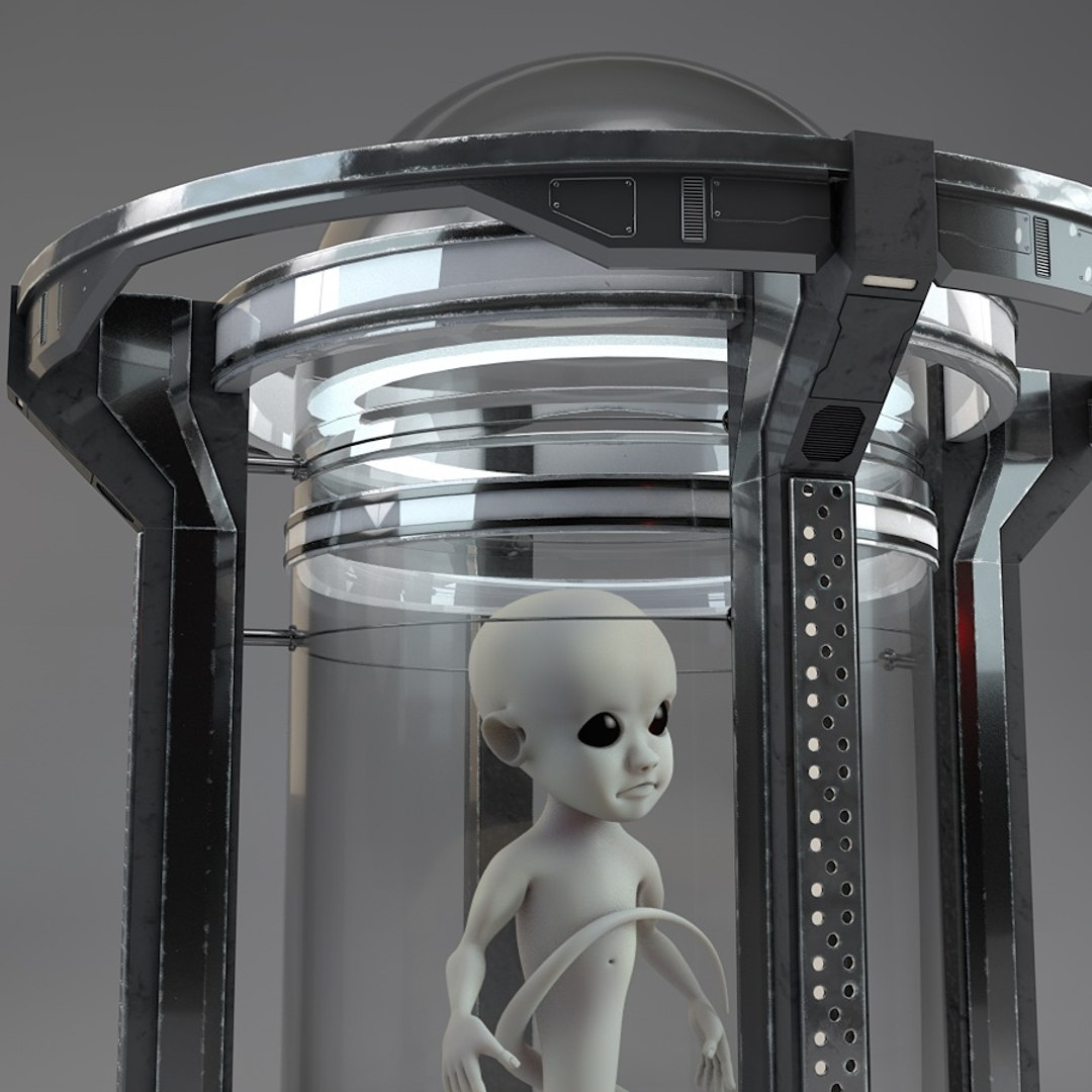3D Scifi Incubator Alien - TurboSquid 1371053