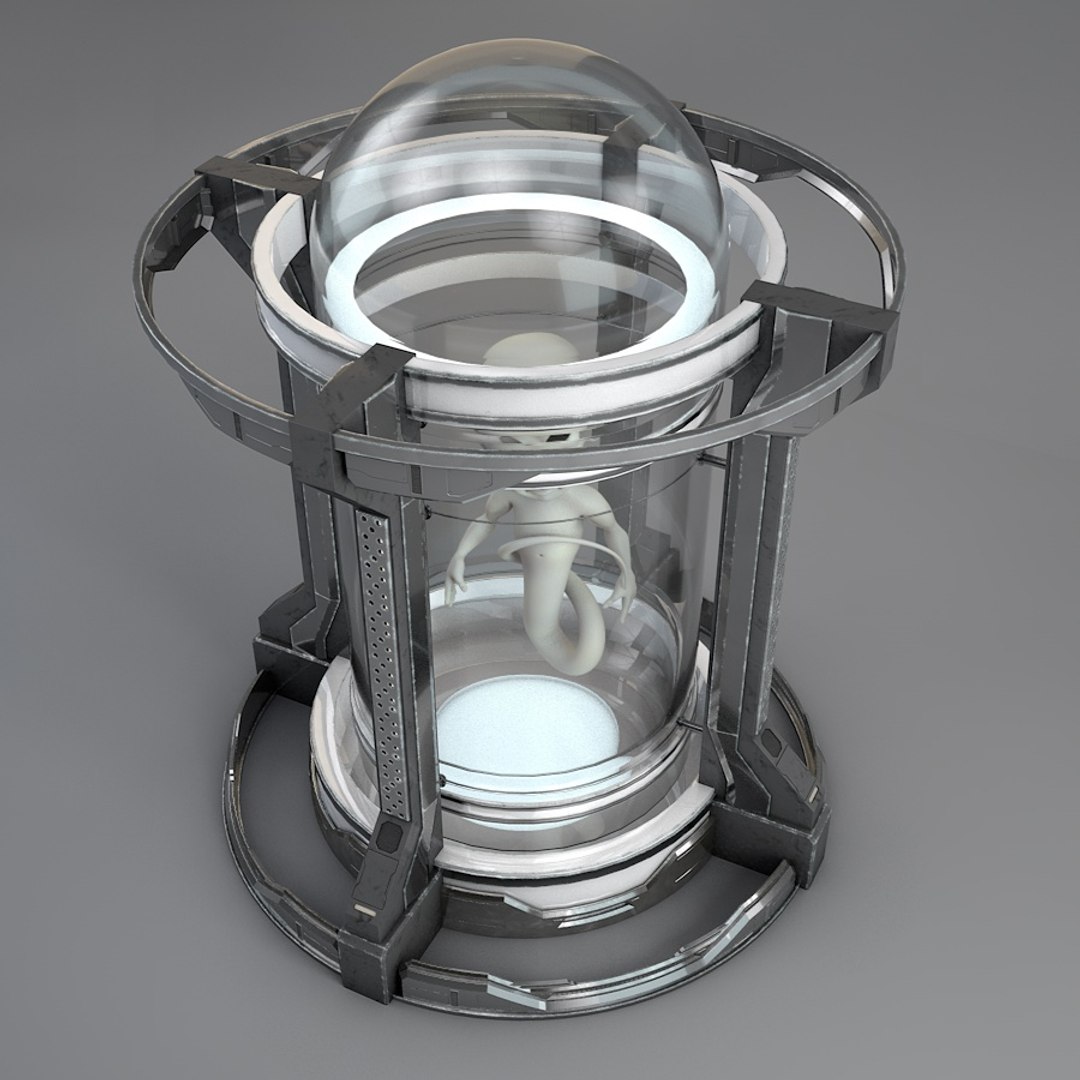 3D Scifi Incubator Alien - TurboSquid 1371053
