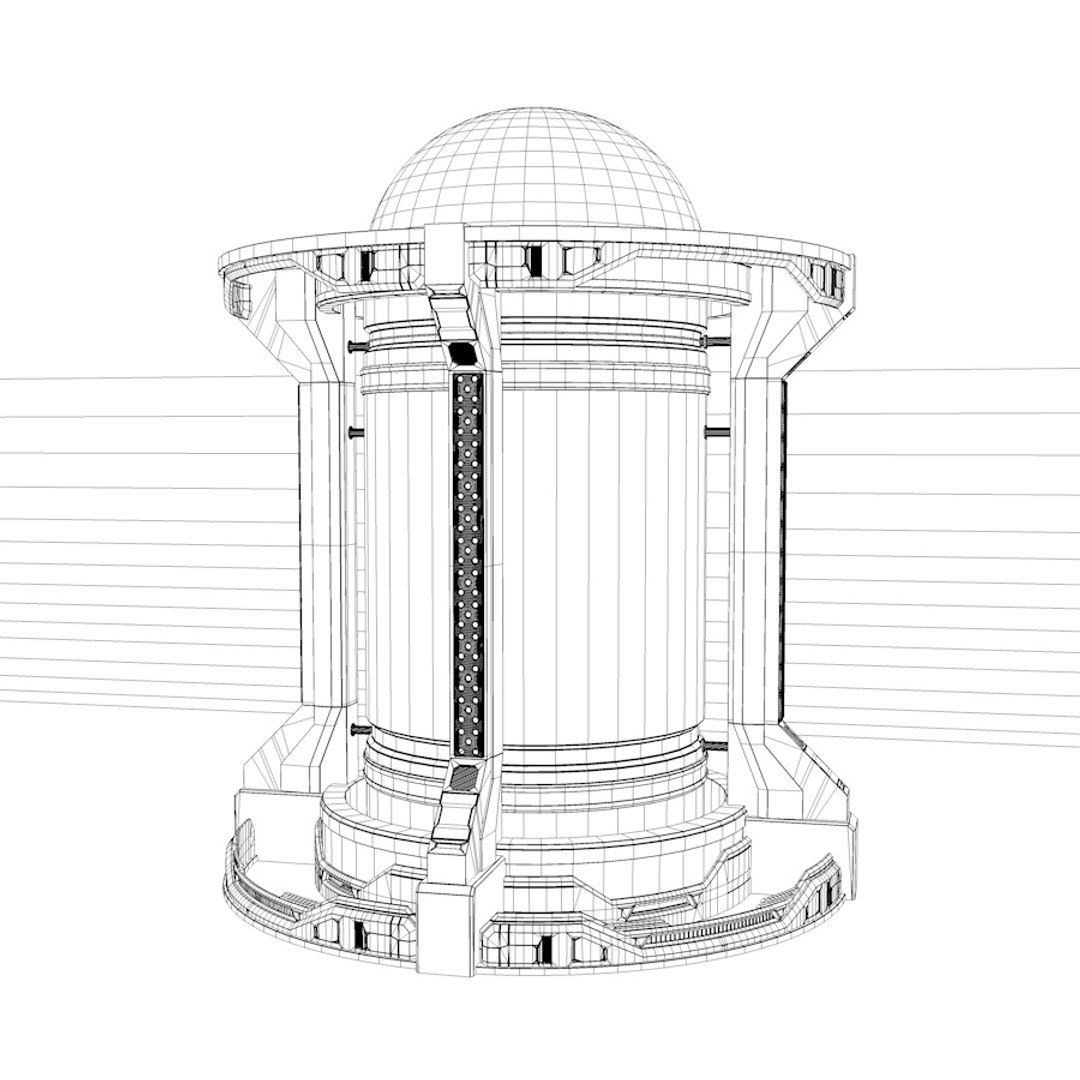 3D Scifi Incubator Alien - TurboSquid 1371053