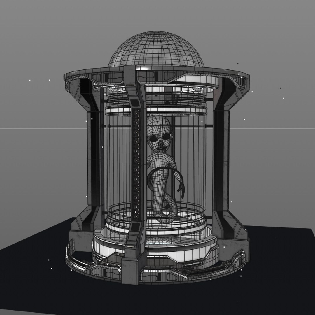 3D Scifi Incubator Alien - TurboSquid 1371053