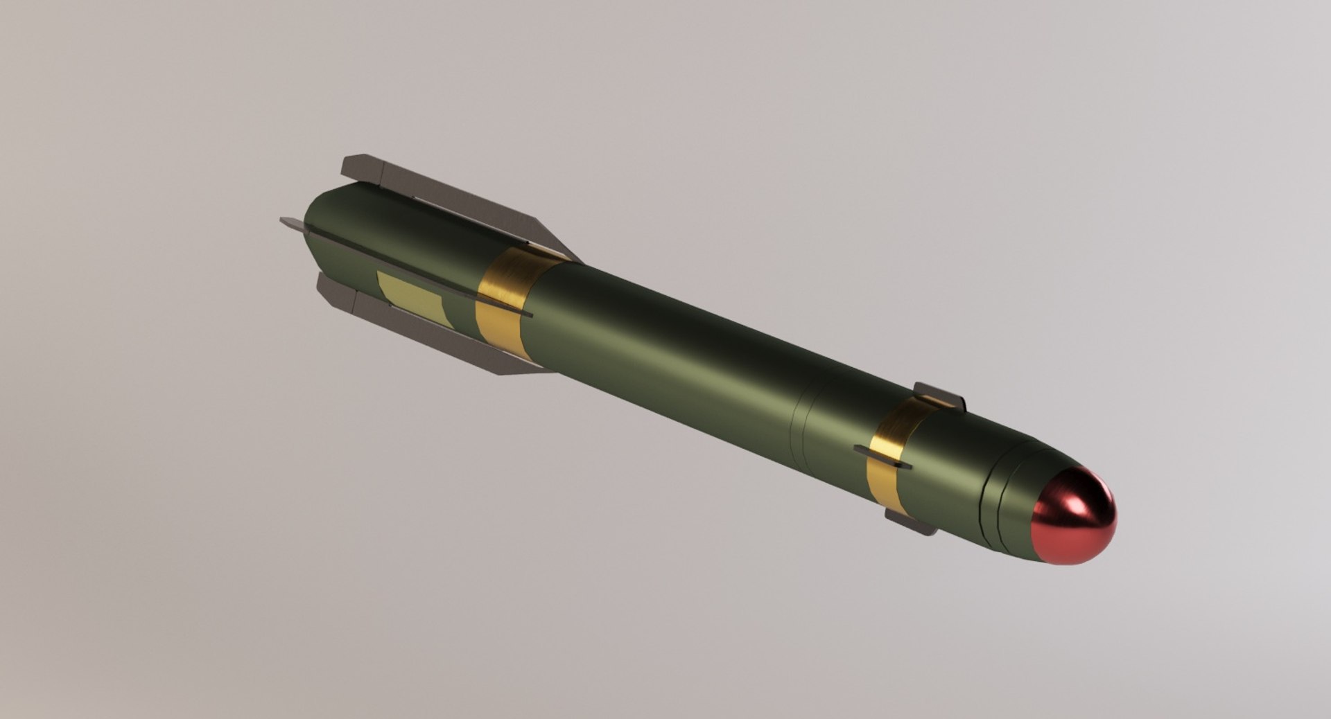 Agm-114 Hellfire 3D Model - TurboSquid 1293326