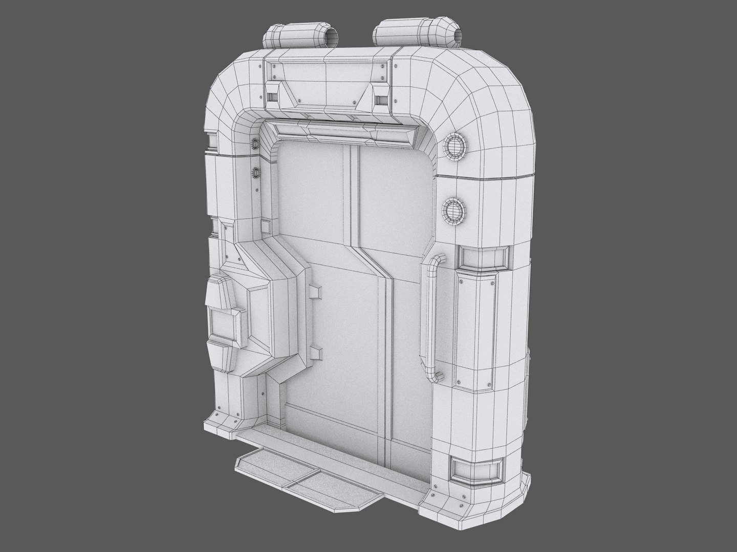 Automatic Door Model - TurboSquid 1487828