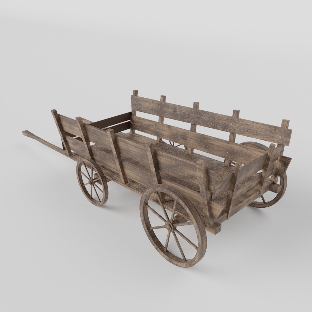 Medieval wagon 3D model - TurboSquid 1657866