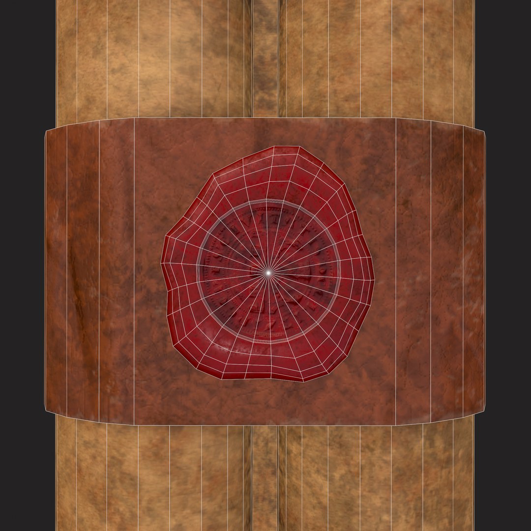 3D Medieval Chronicle Scrolls - TurboSquid 1885139