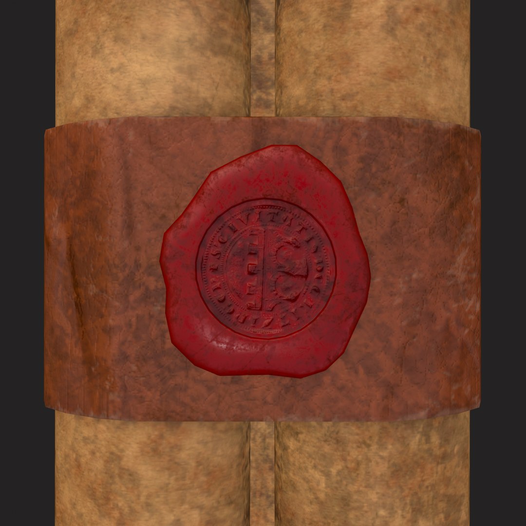 3D Medieval Chronicle Scrolls - TurboSquid 1885139