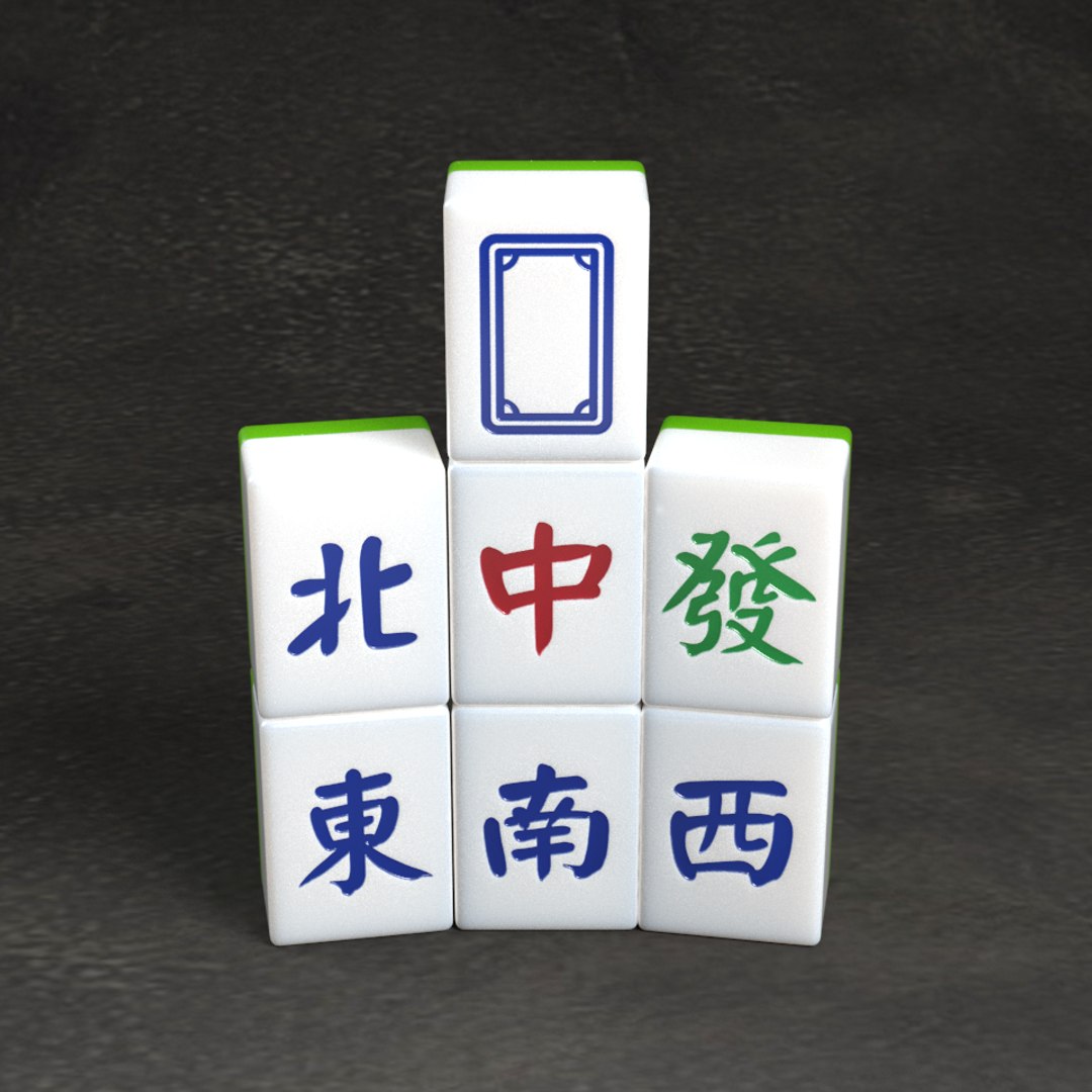 3d Model Mah Jong