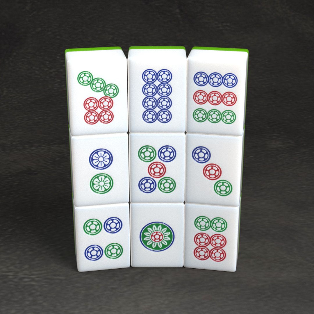 3d Model Mah Jong