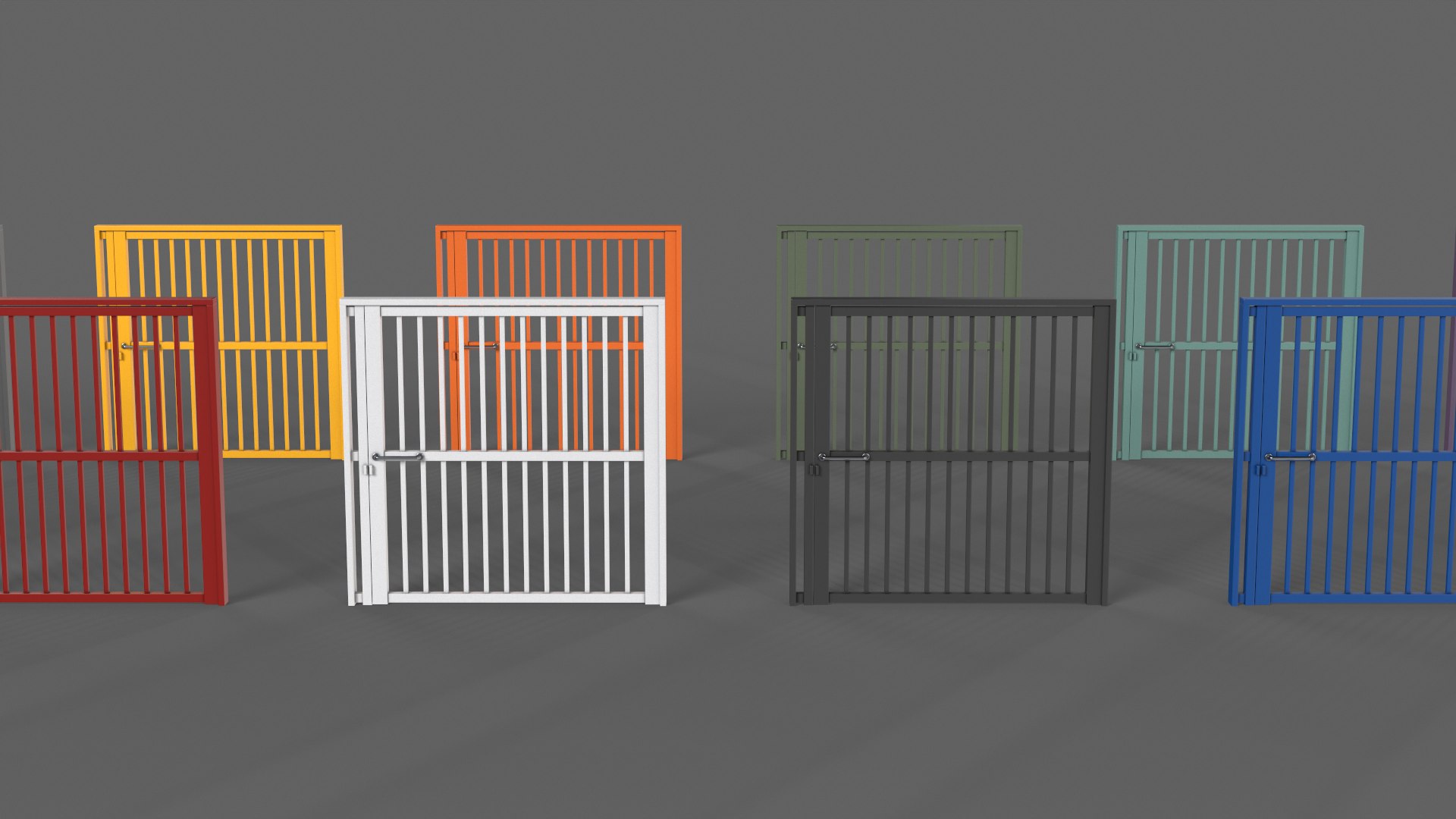 3D PBR Gate B6 - TurboSquid 2356937