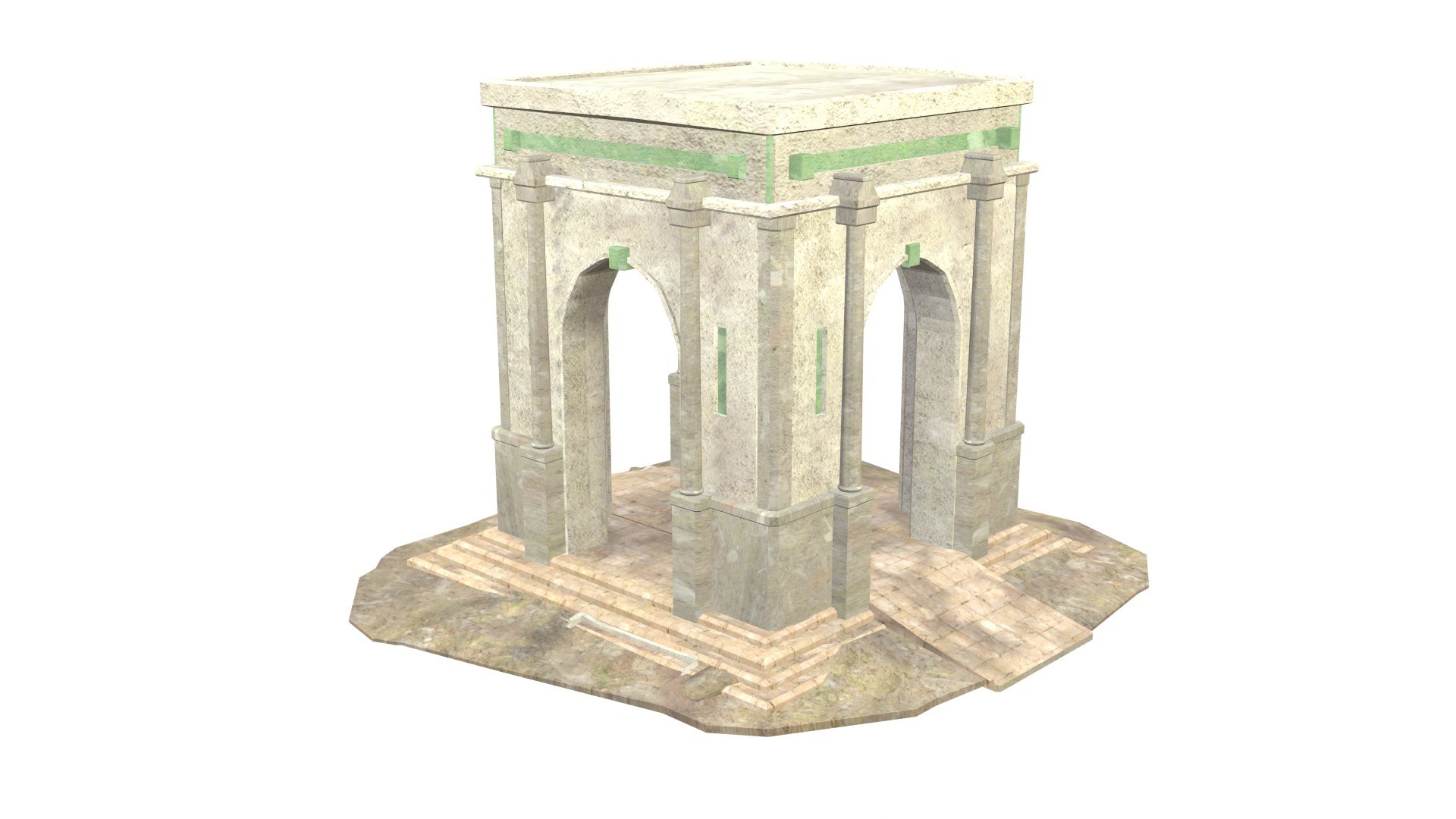 3D roman building - model - TurboSquid 1623217