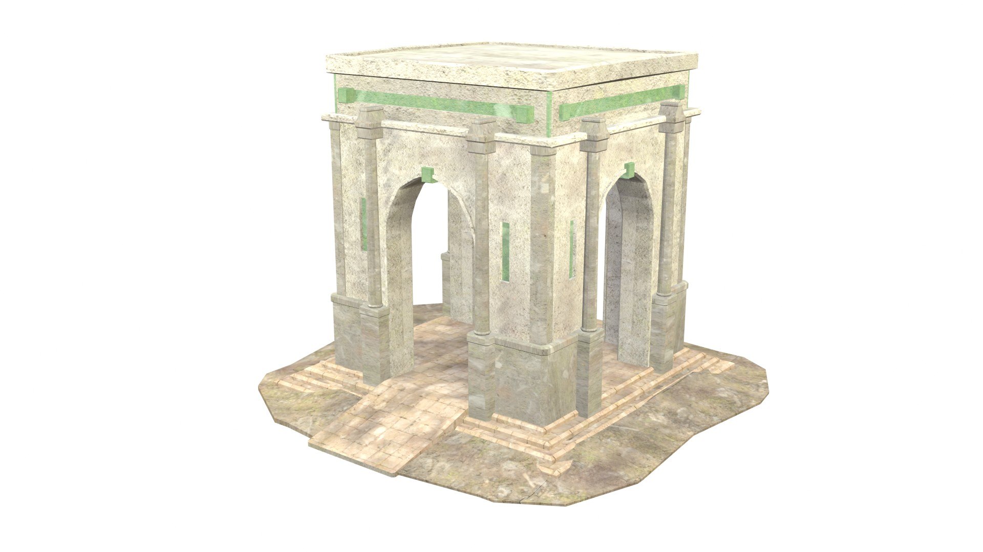 3D roman building - model - TurboSquid 1623217