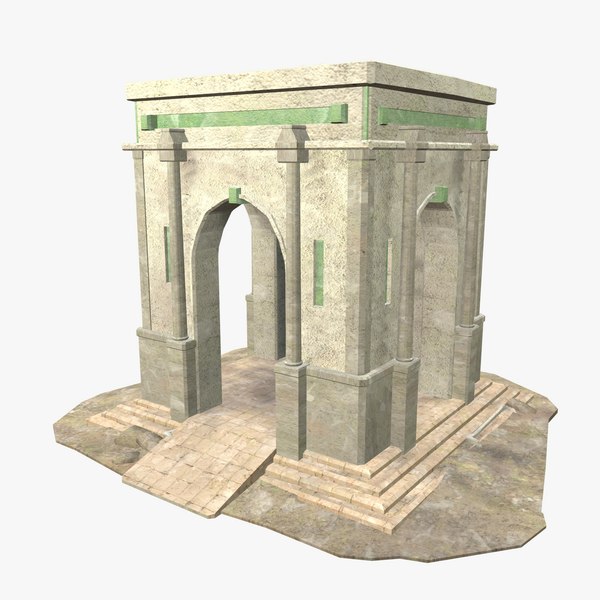 3D roman building - model - TurboSquid 1623217