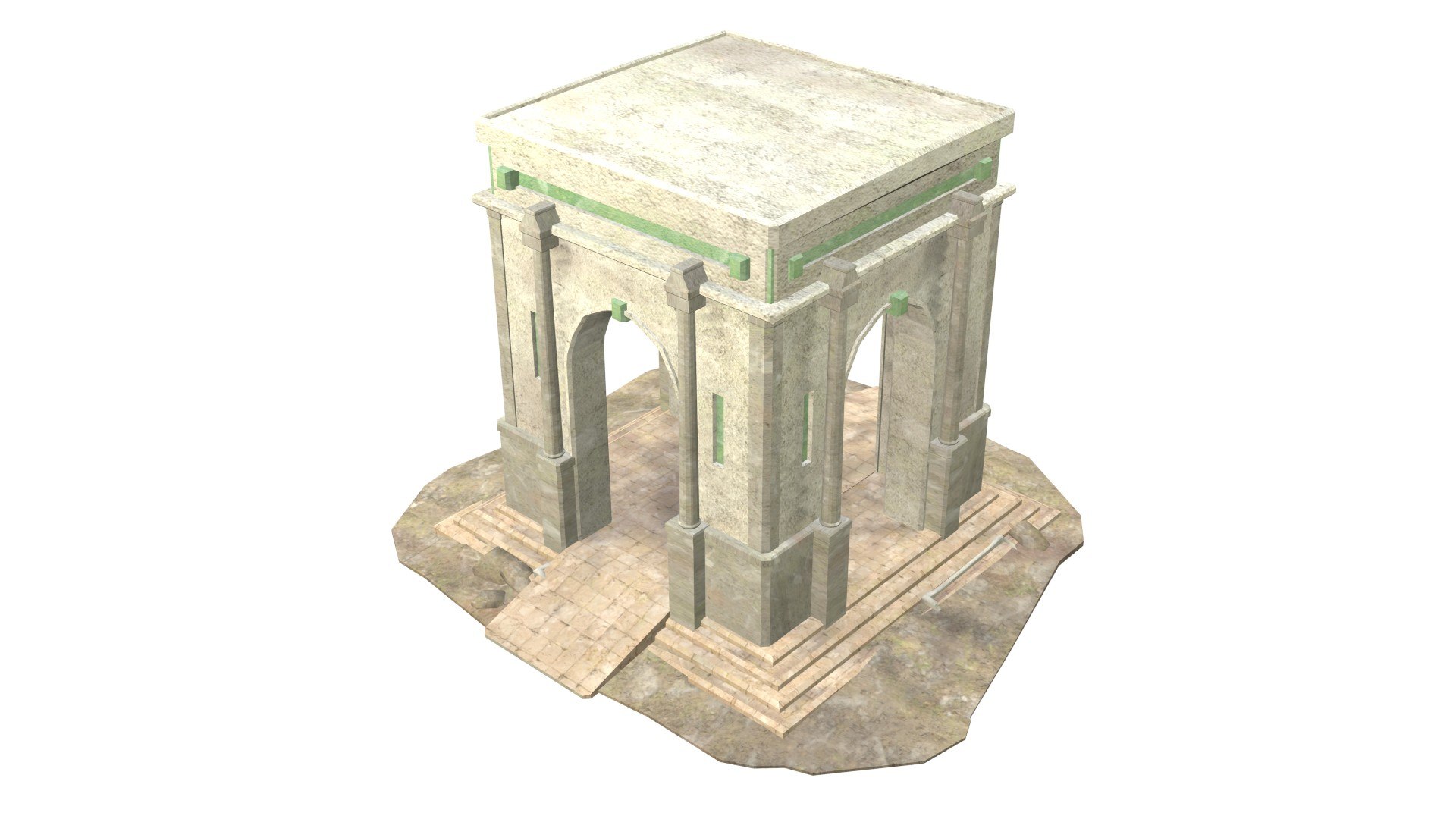 3D roman building - model - TurboSquid 1623217