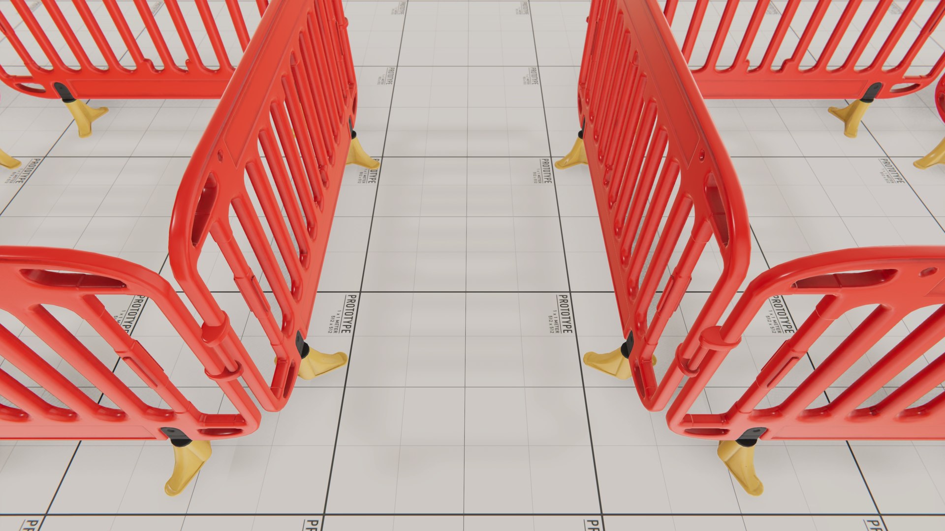 3D Model Barrier Pedestrian 3D Model - TurboSquid 2174670