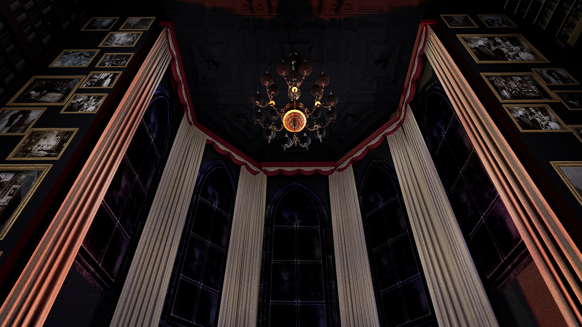 Gothic And Victorian Grand Castle Library 3D - TurboSquid 2375257