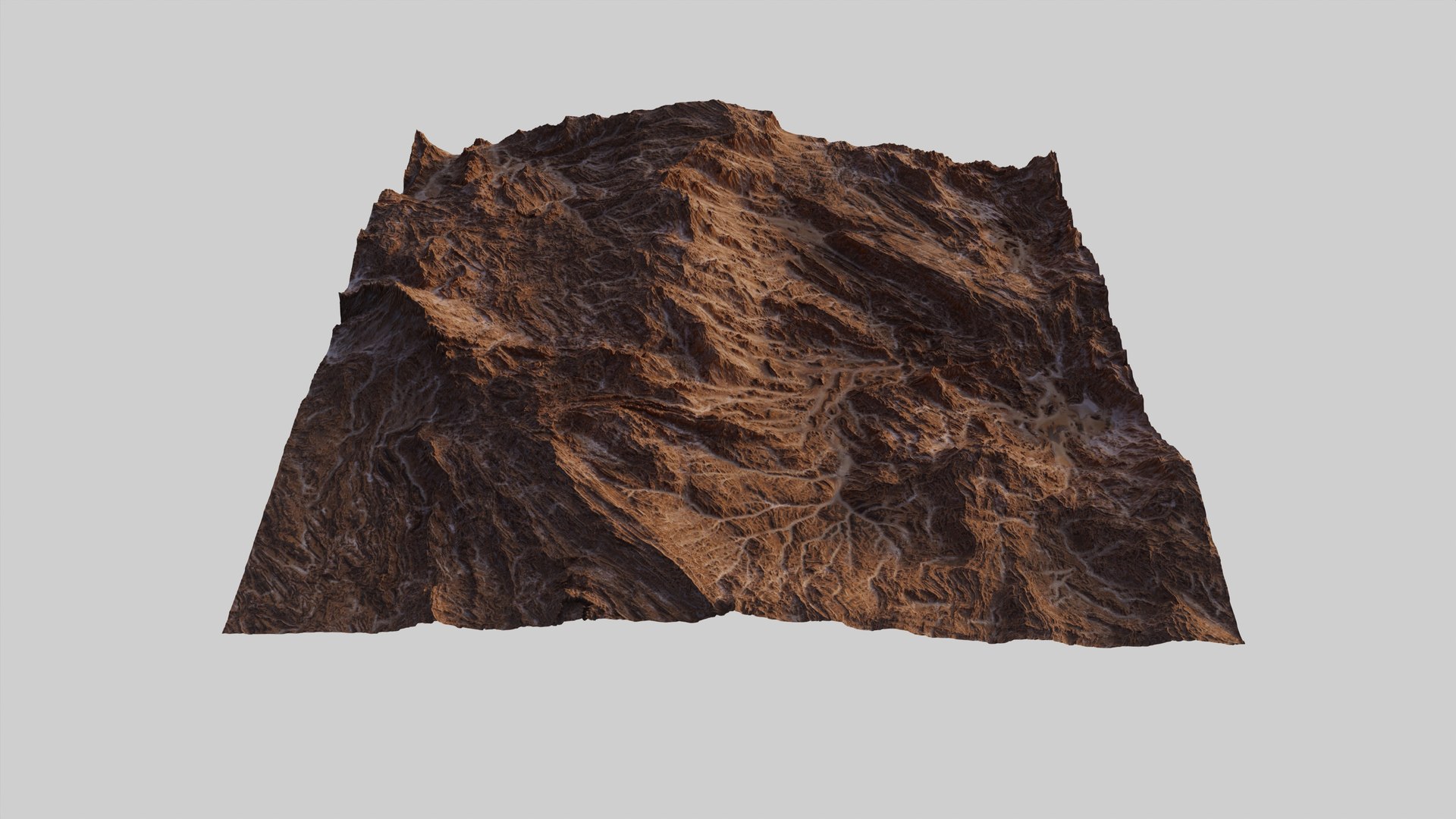 Rocky terrain 3D model - TurboSquid 2160565
