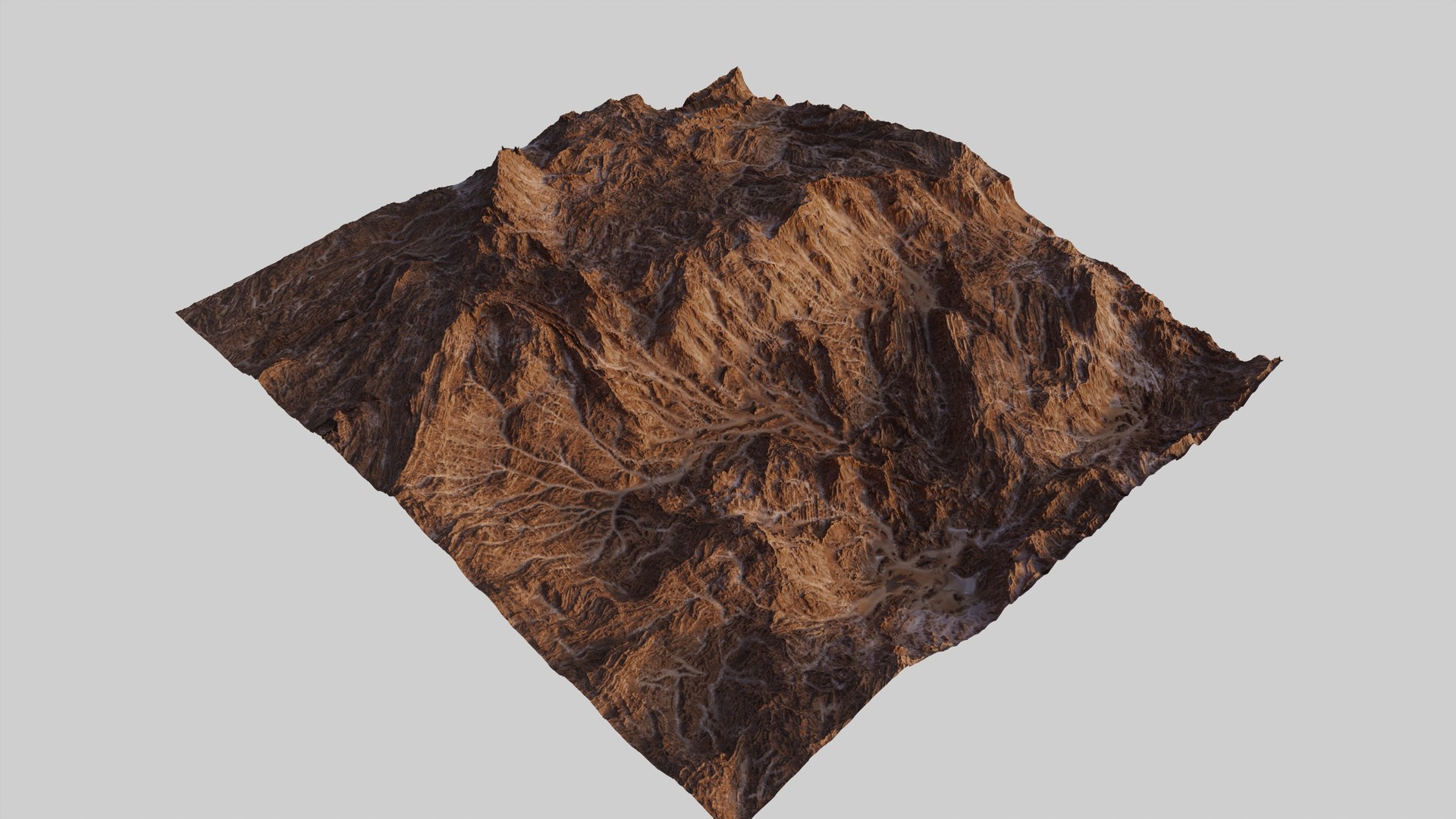Rocky terrain 3D model - TurboSquid 2160565