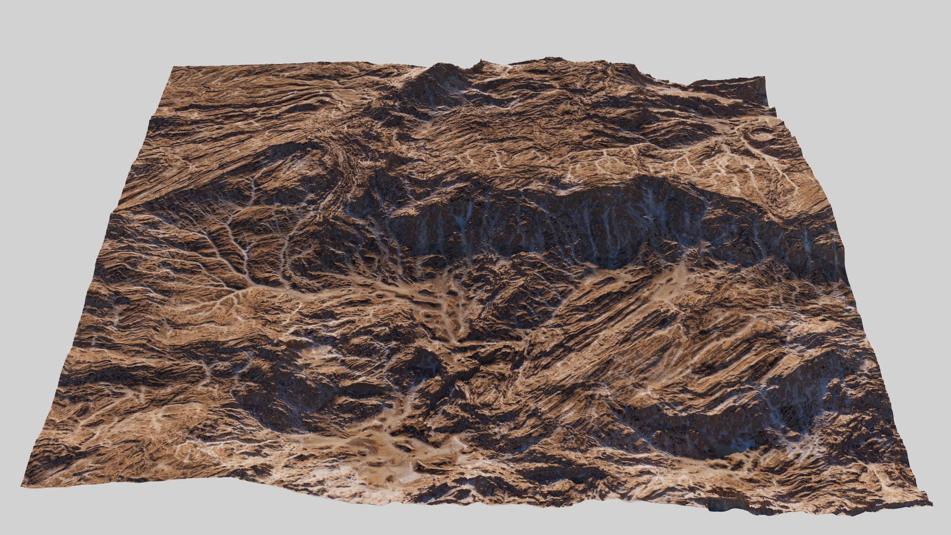 Rocky terrain 3D model - TurboSquid 2160565
