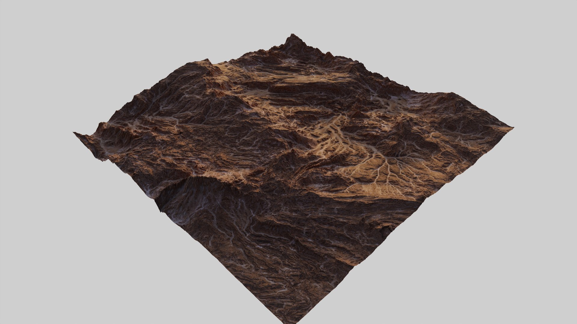 Rocky terrain 3D model - TurboSquid 2160565