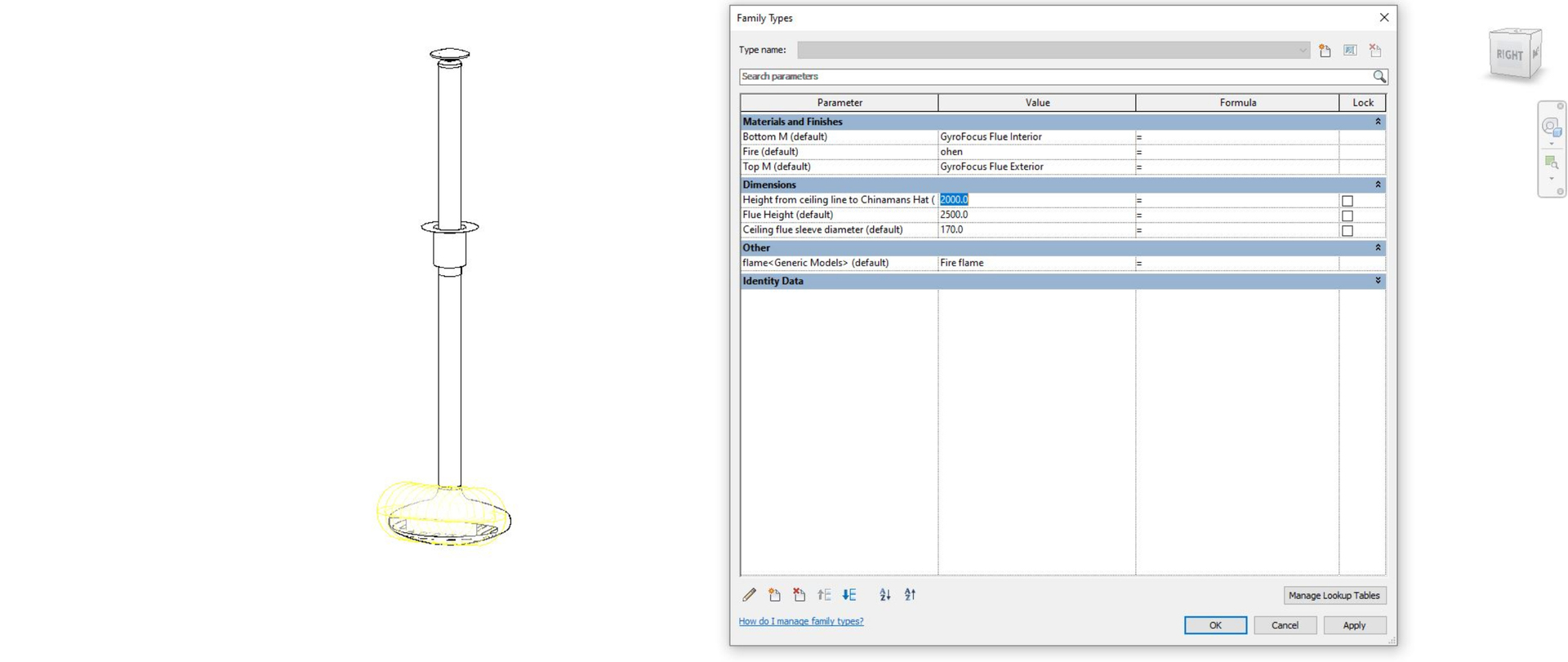 modèle 3D de Cheminée - Famille Revit paramétrique complète gratuit ...