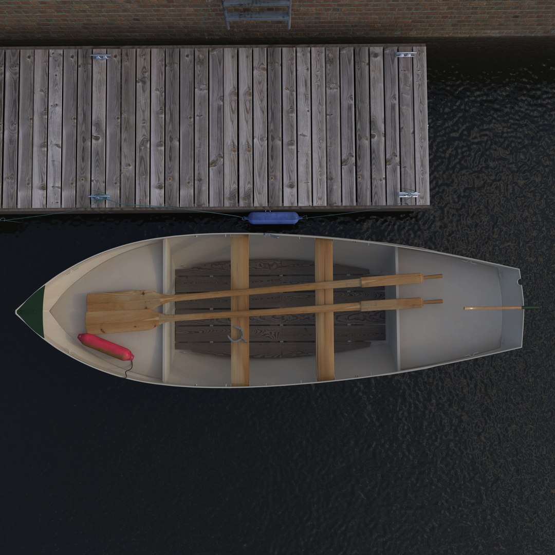 Steel Boat Jetty 3d Max
