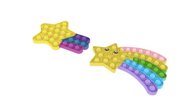 Shooting Stars Pop It Fidget Toys Set 3D - TurboSquid 1773075