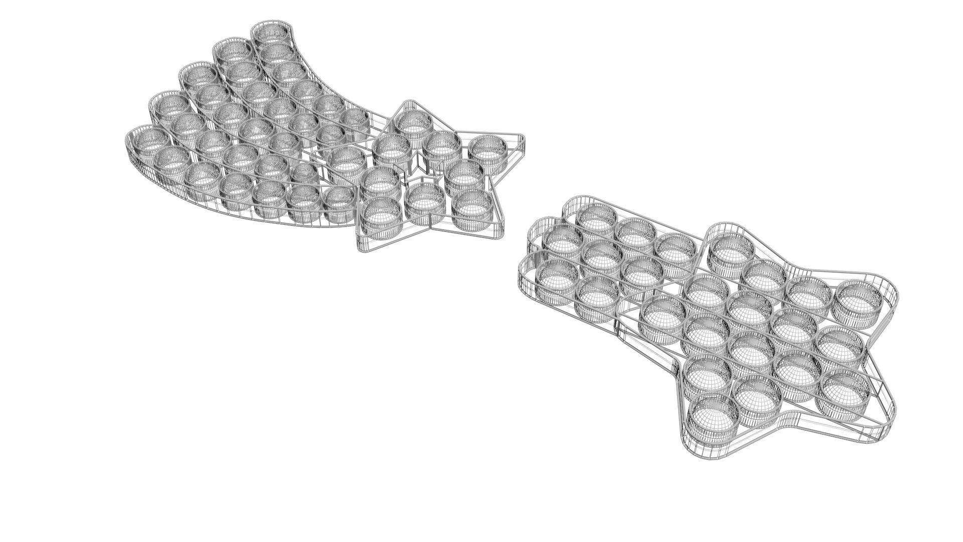 Shooting Stars Pop It Fidget Toys Set 3D - TurboSquid 1773075