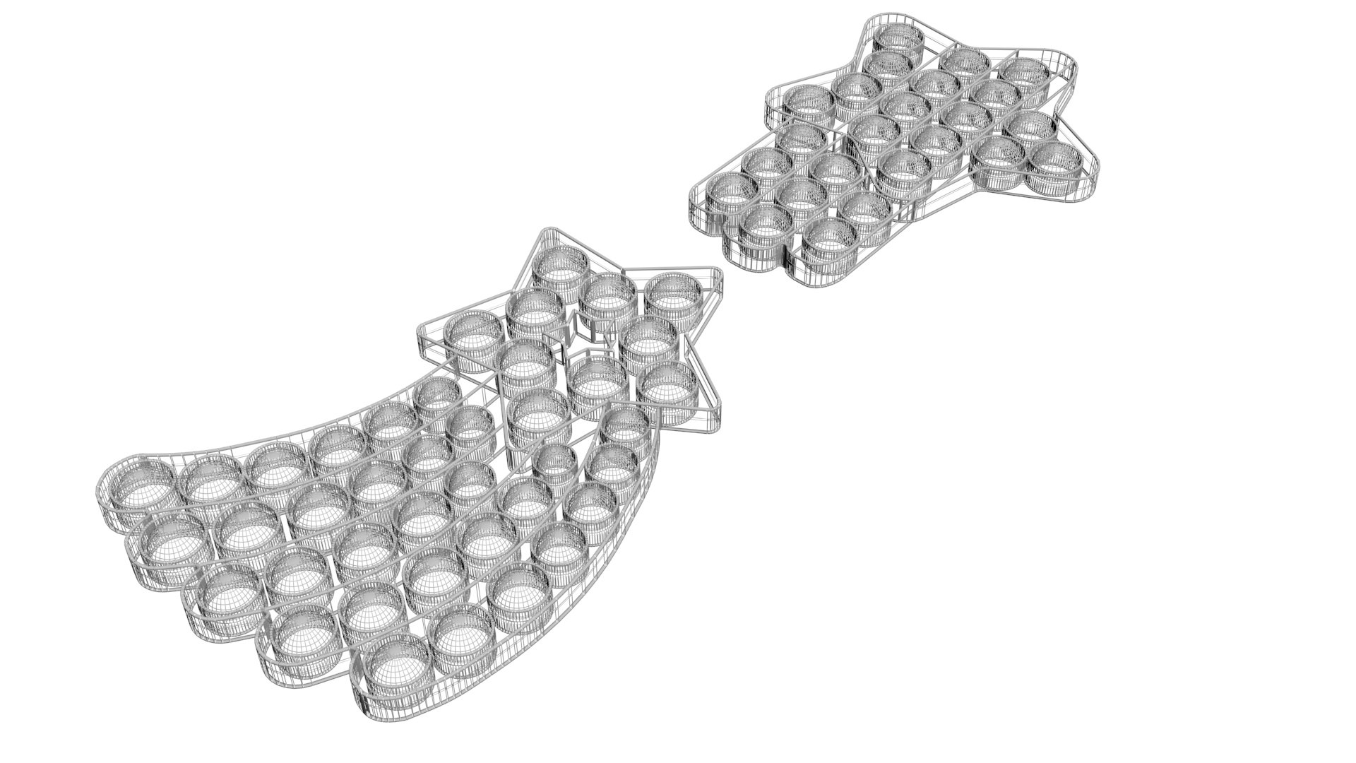 Shooting Stars Pop It Fidget Toys Set 3D - TurboSquid 1773075