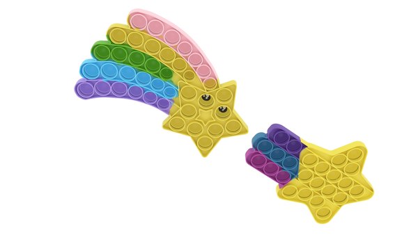 Shooting Stars Pop It Fidget Toys Set 3D - TurboSquid 1773075