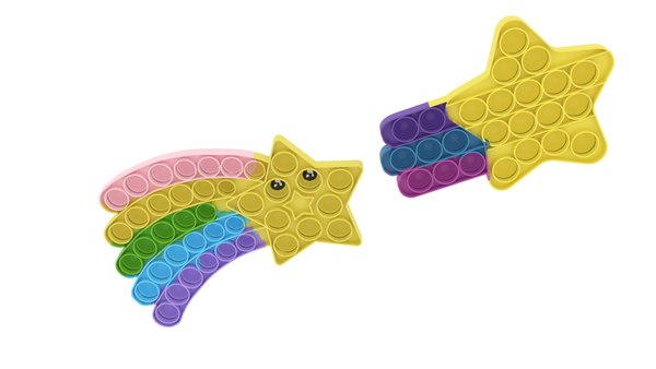 Shooting Stars Pop It Fidget Toys Set 3D - TurboSquid 1773075