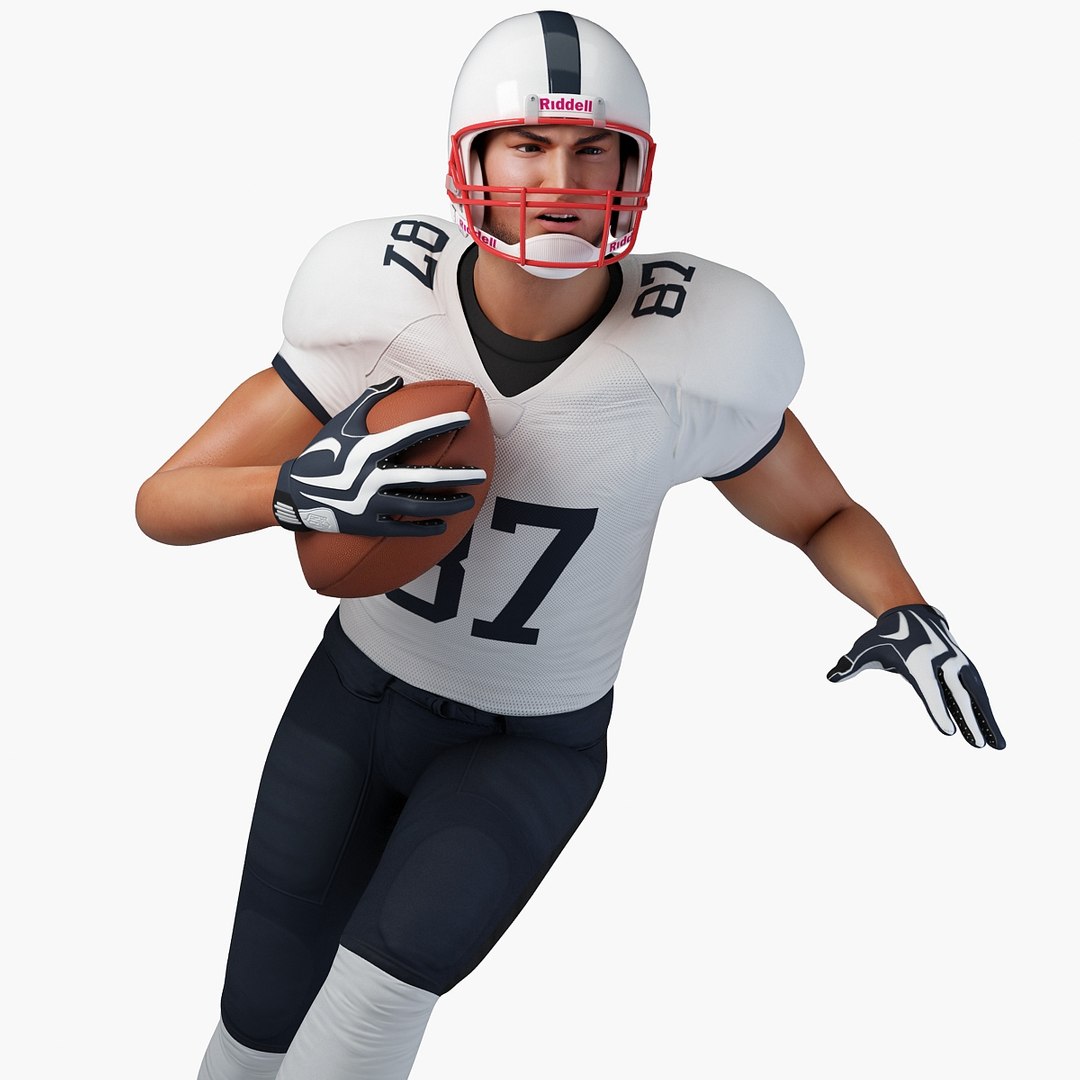Football Player Character Rigging C4d
