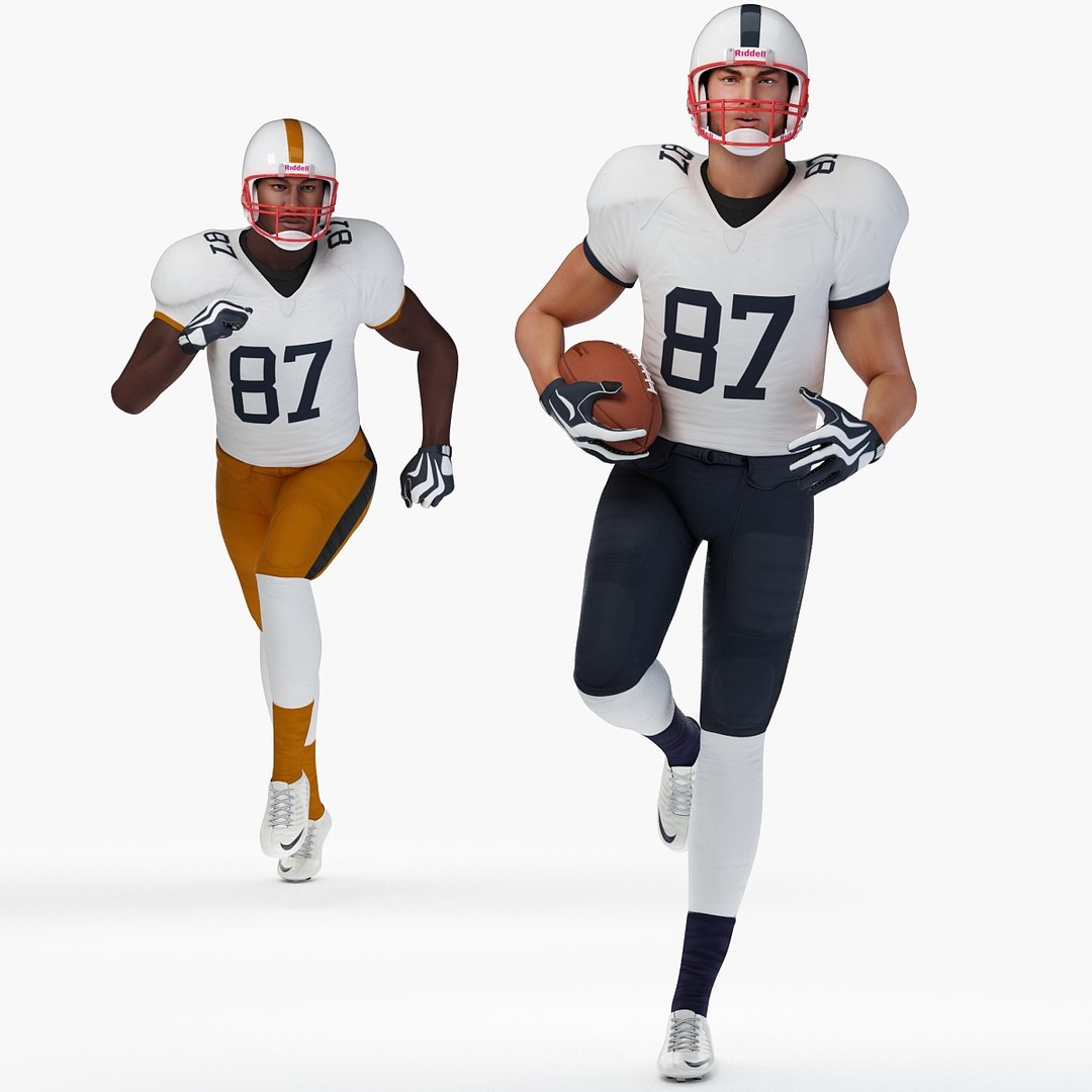 Football Player Character Rigging C4d