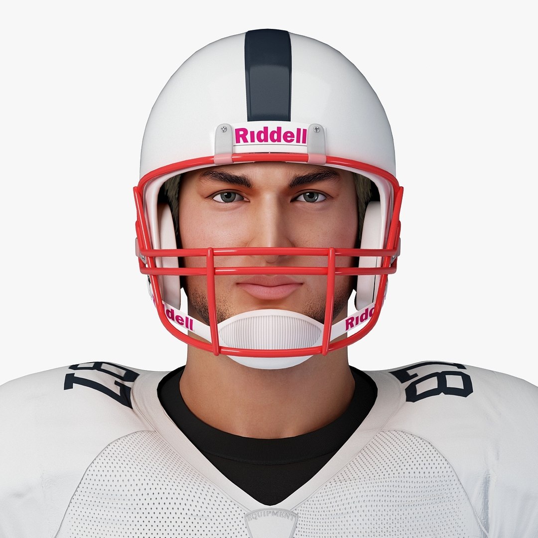 Football Player Character Rigging C4d