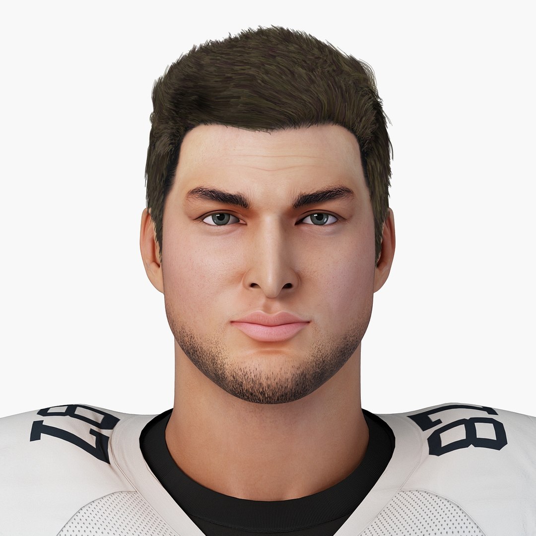 Football Player Character Rigging C4d