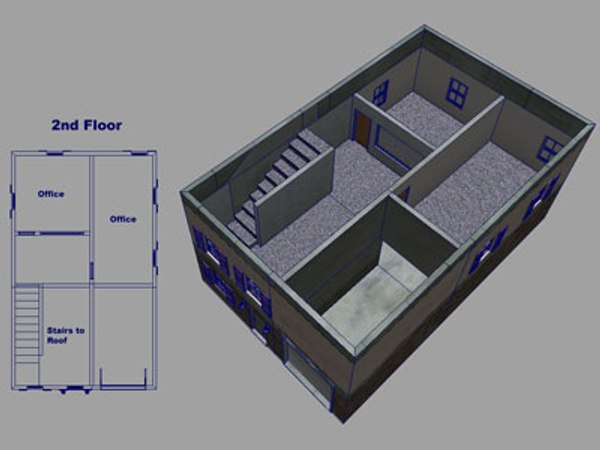 security building 3d model