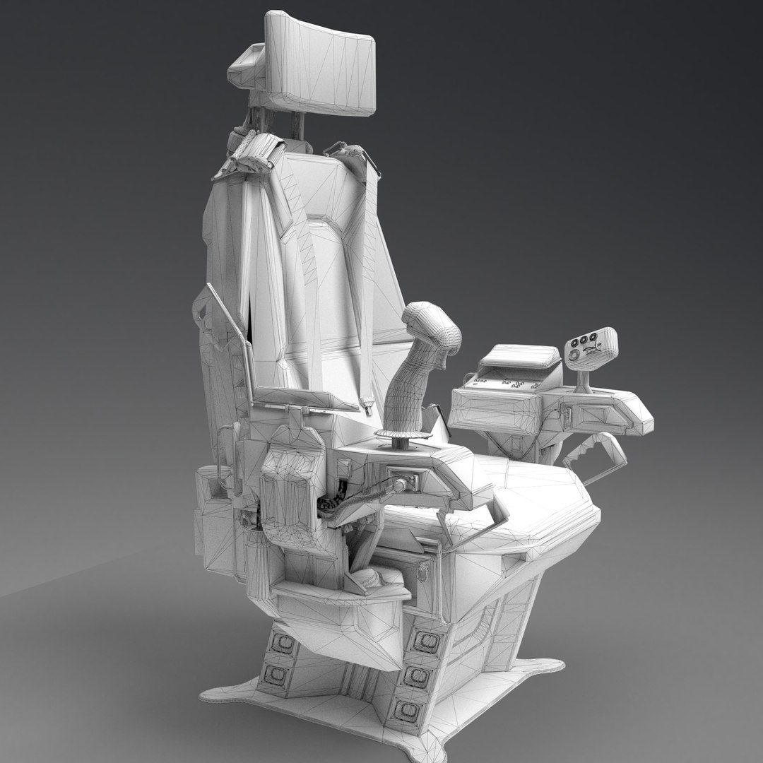 3D Spacecraft Pilot Seat - TurboSquid 1729914