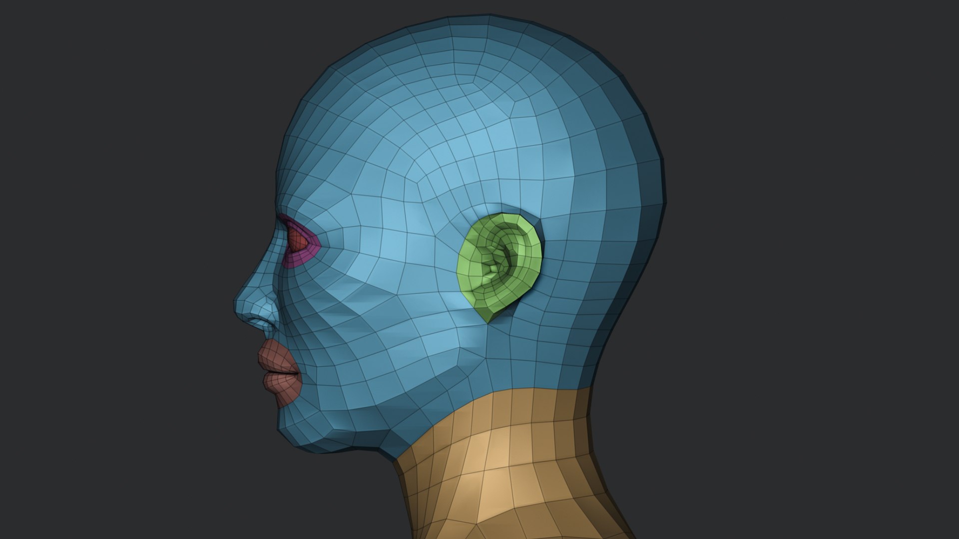 Free 3D Free Bust Head Base Mesh Model - TurboSquid 1832518