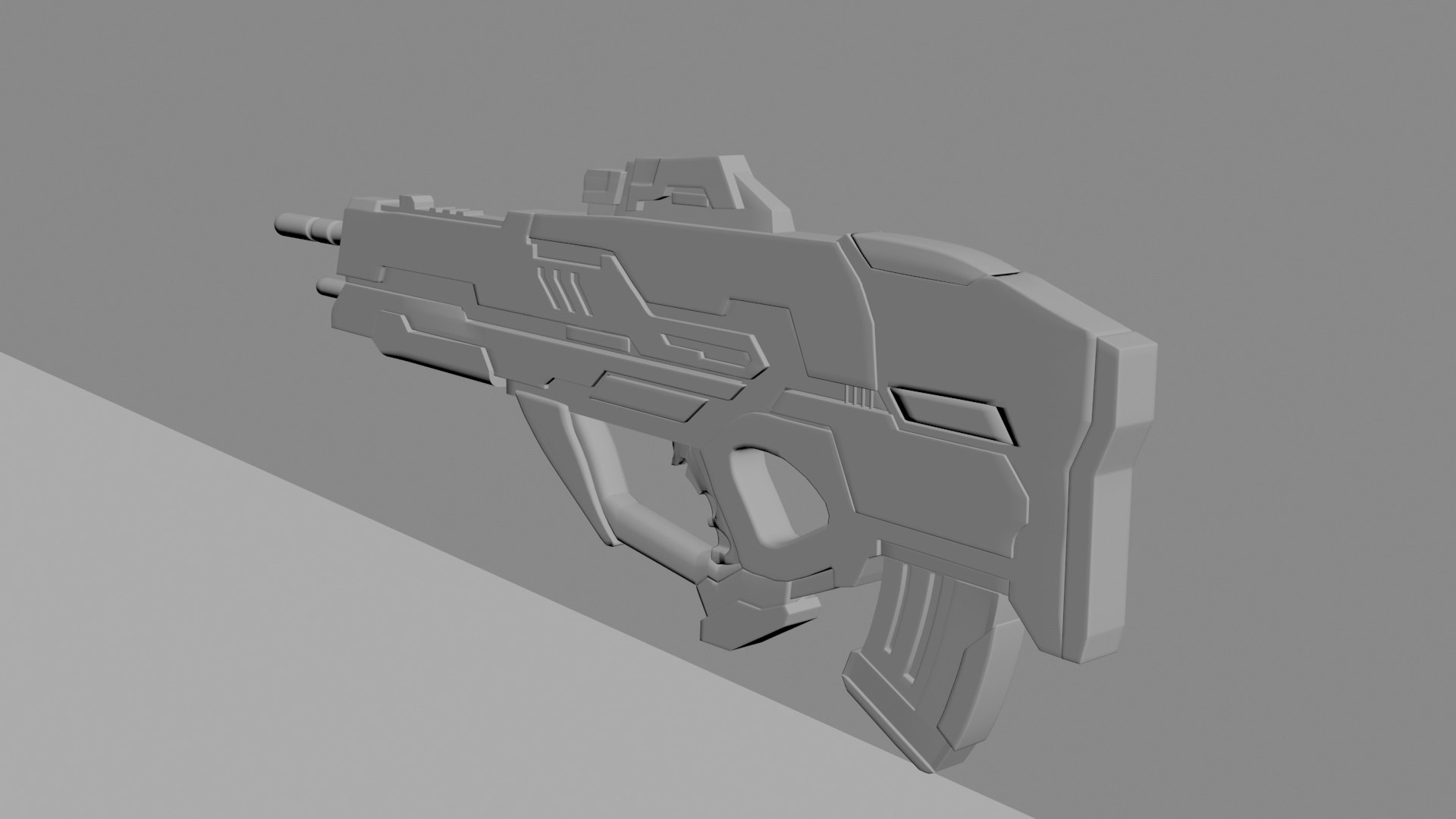 SCI-FI GUN 3D Model - TurboSquid 2105909